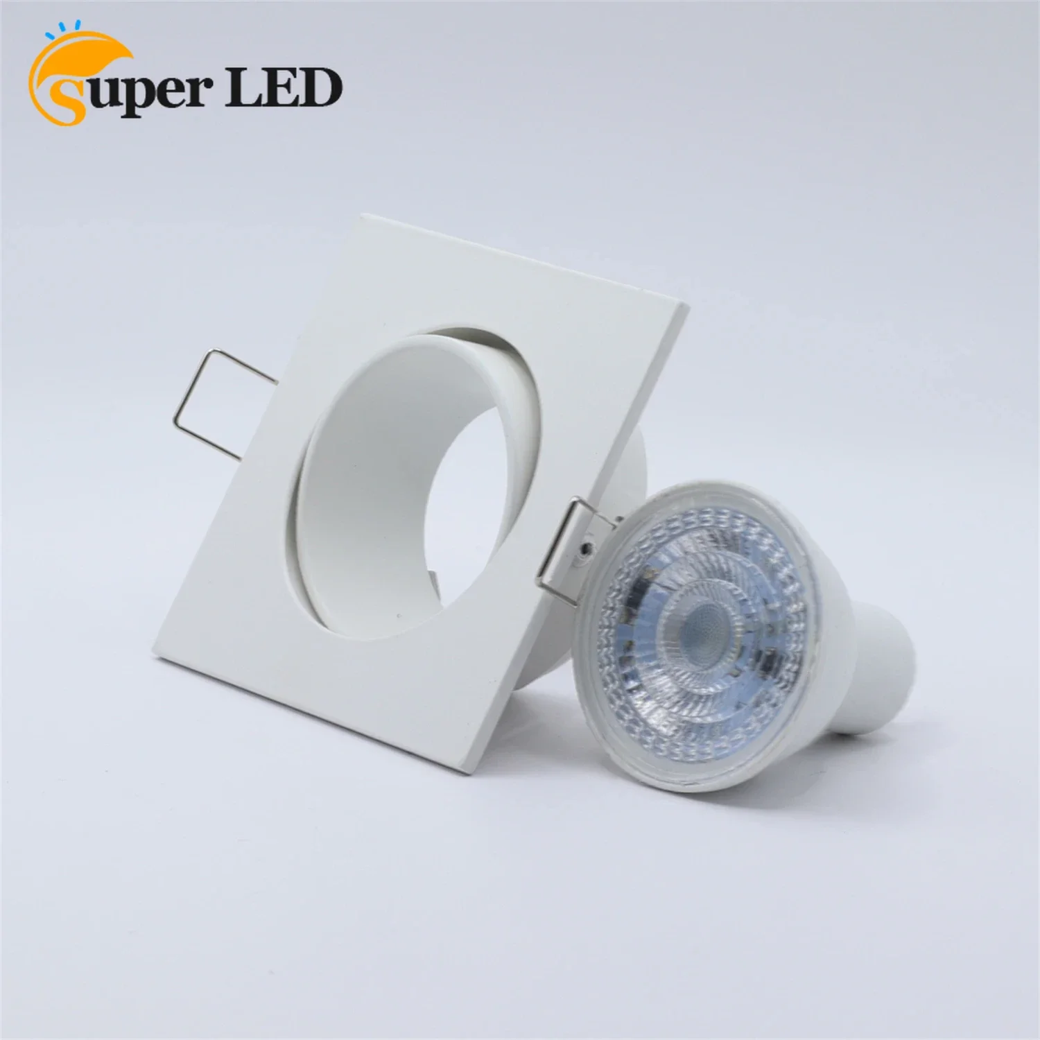 Square-LED-Spotlights-Frame-Adjustable-Downlight-Led-Holders-Cutout ...