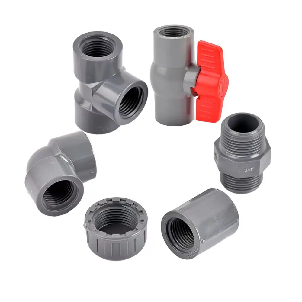 1-2-3-4-1-Inch-PVC-Pipe-Female-Threaded-Connector-Plastic-PVC-Straight ...