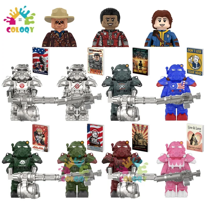 Kids-Toys-BoS-Game-T60-Power-Armor-Building-Blocks-Iron-Armor-Soldiers ...