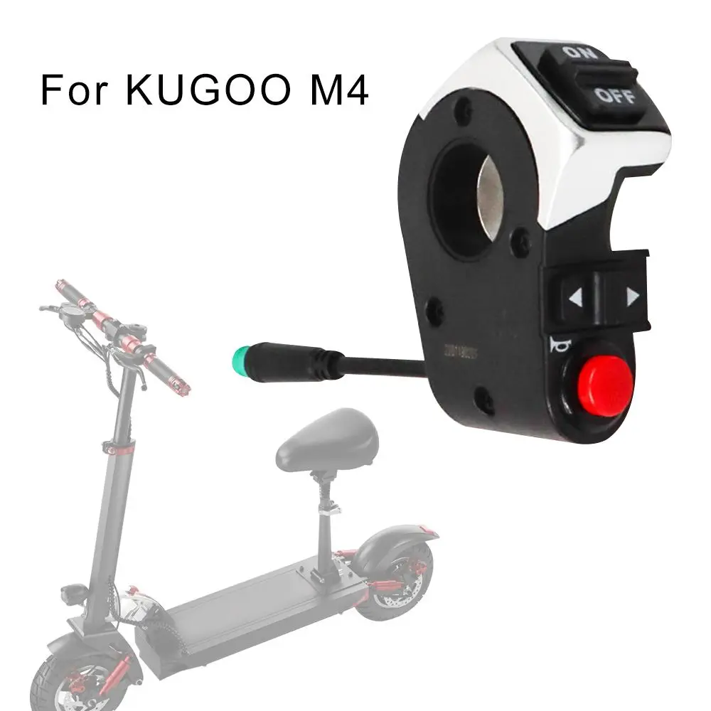 Electric-Scooter-Power-Switch-Waterproof-Headlight-Horn-Turn-Signal ...