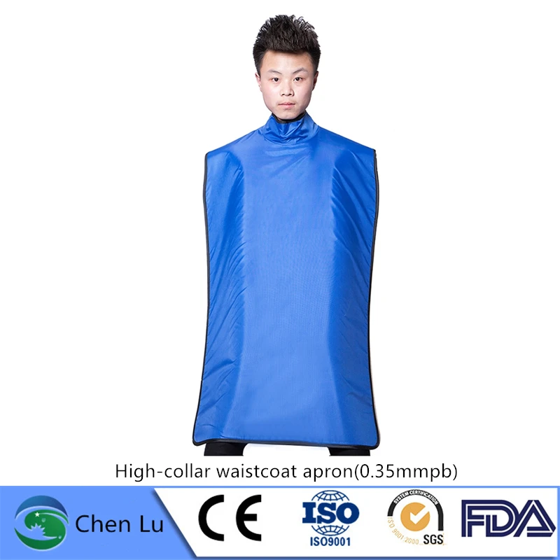 Genuine-radiological-protection-0-35mmpb-high-collar-lead-rubber-apron ...