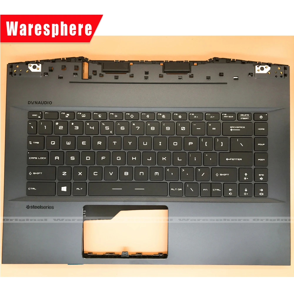 New Original Palmrest With Backlit Keyboard For MSI GE66 Top Upper Case ...