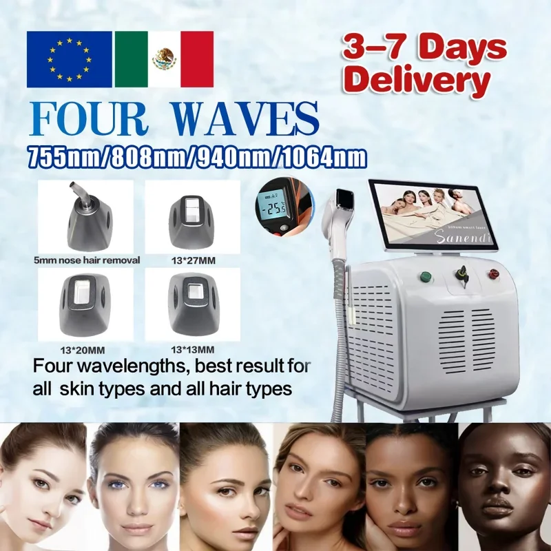 Diode-Laser-Hair-Removal-Professional-Machine-painless-cooling ...