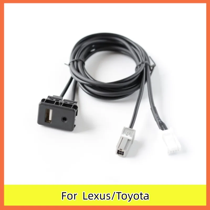 For Lexus/Toyota DENSO Navigation Host Modified AUX Audio Cable+USB ...