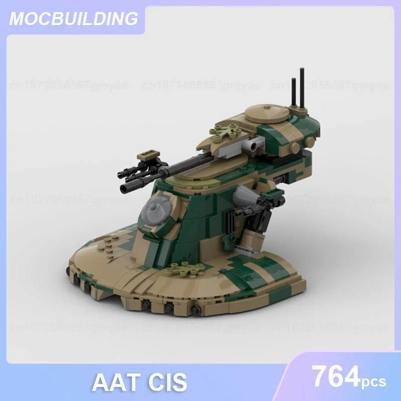 AAT CIS Armored Assault Medium-Sized Repulsor Tank Model MOC Building ...