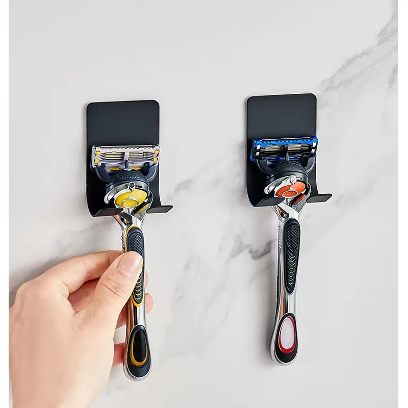 Bathroom-304-Stainless-Steel-Razor-Holder-Storage-Hook-Wall-Men-Shaving ...