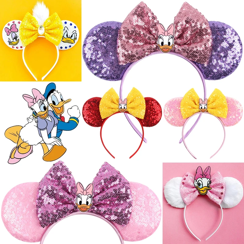 Disney-Mickey-Mouse-Ears-Headbands-for-Baby-Girls-Daisy-Duck-Hairbands ...
