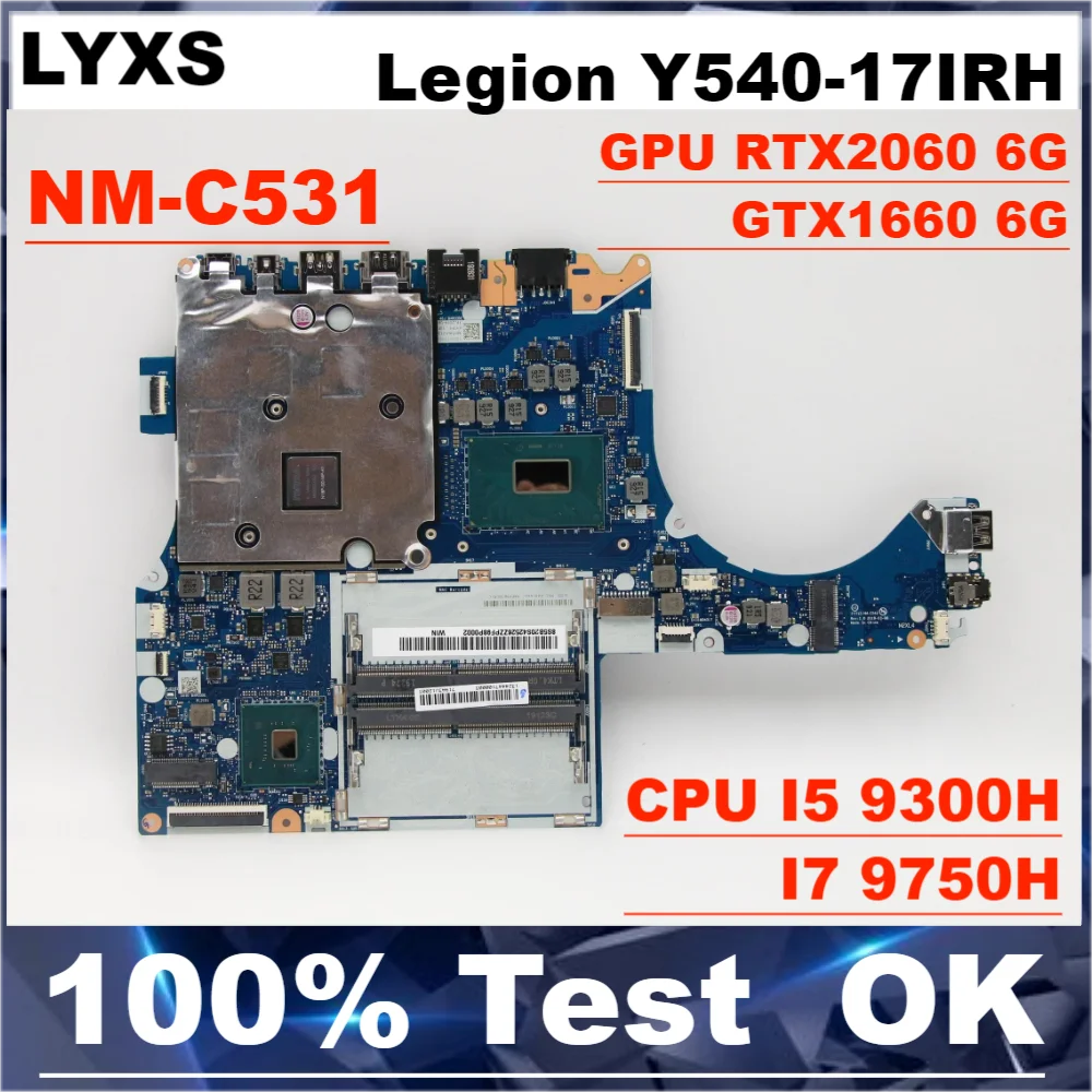 New For Lenovo Legion Y540-17IRH Laptop Motherboard FY710/FY714 NM-C531 ...