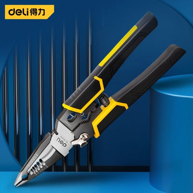 DELI-Electrician-Pliers-Multifunctional-Needle-Nose-Pliers-for-Wire ...