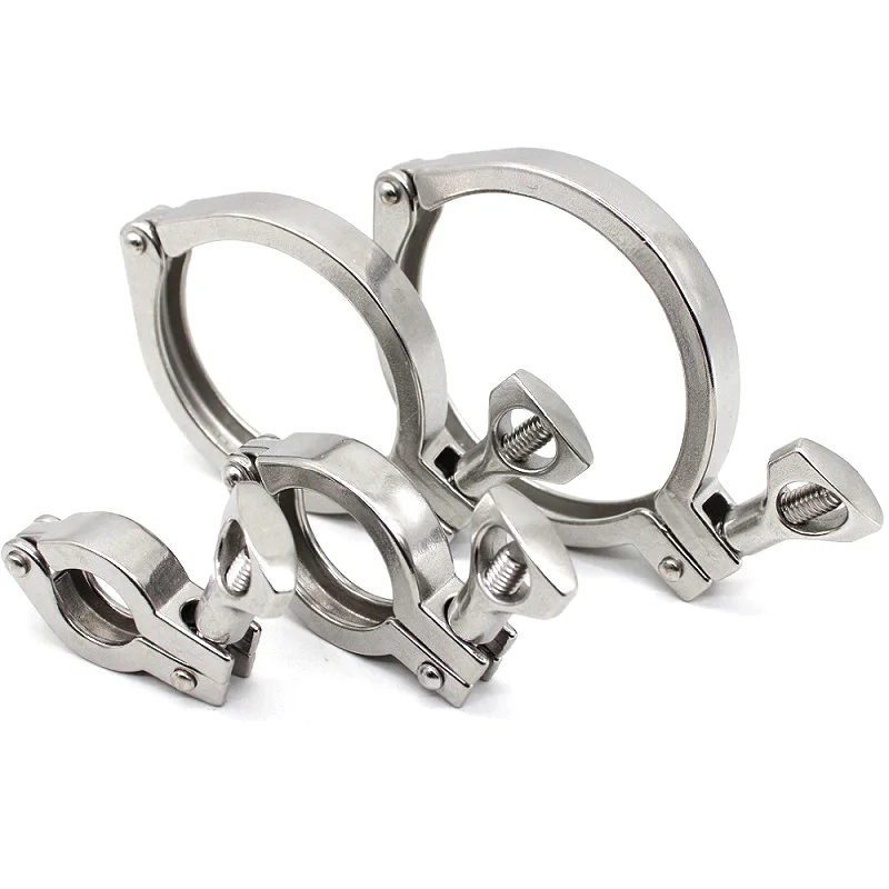 304Stainless Steel Sanitary Food Grade Quick-Installed Clamp, Precision ...