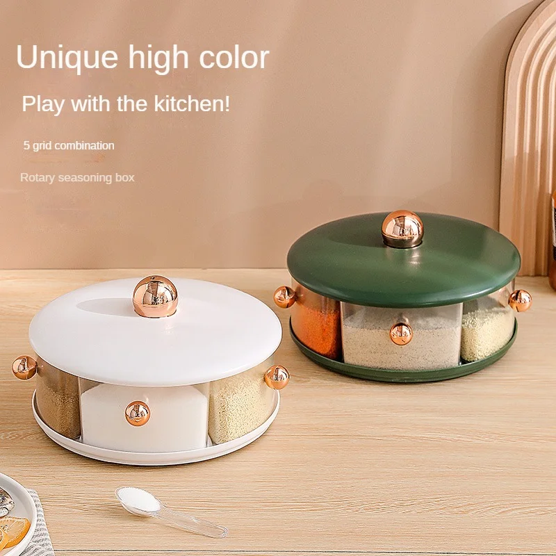 Rotating-Seasoning-Box-Combination-Set-Household-Seasoning-Can-Kitchen ...