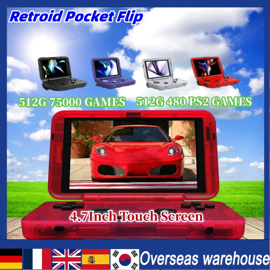 Retroid-Pocket-Flip-Handheld-Game-4-7Inch-Touch-Screen-Player-4G-128G ...
