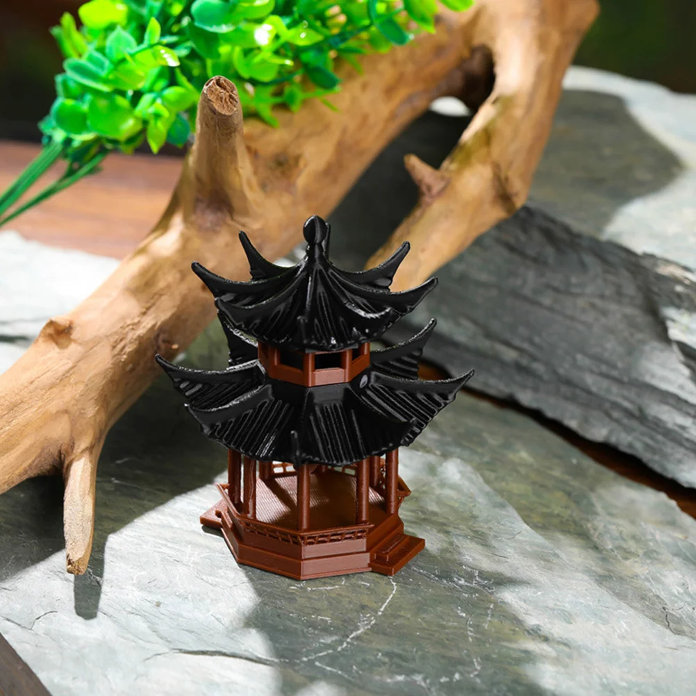 Miniature-Pagoda-Statue-Chinese-Pavilion-Decorations-Outdoor-Tabletop ...
