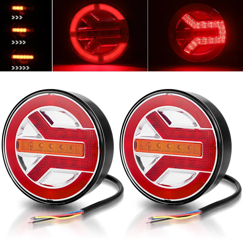 12V-24V-5-5-inch-LED-Tail-Light-Rear-Hamburger-Lights-Tailights-Brake ...