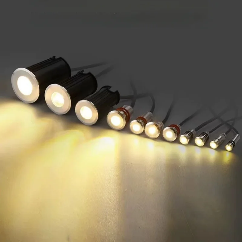 DC12V 24V LED Mini Underwater Light IP68 Waterproof Underground Lamp ...