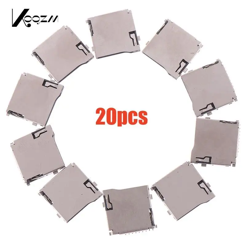 20pcs Push-Push Type TF Micro SD Card Socket Adapter Automatic PCB ...