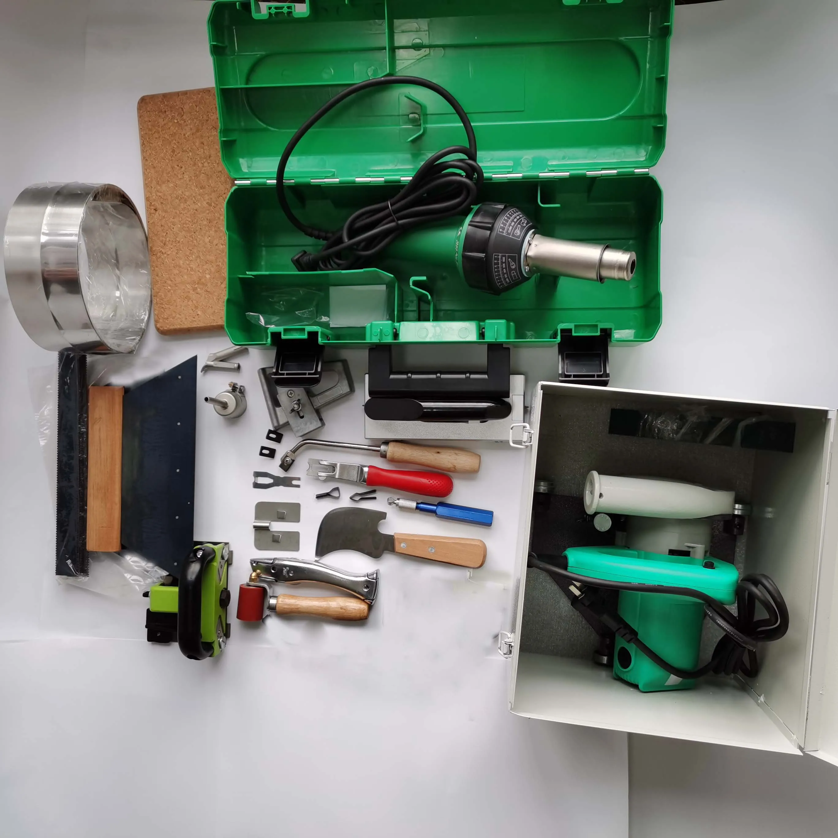 Plastic Vinyl Flooring Hot Air Welding Kits With Electric Groover,Heat ...