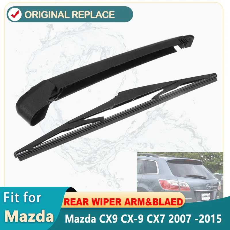 For-2007-2015-Mazda-CX9-CX-9-CX7-Rear-Windshield-Wiper-Arm-Blade-Set-OE ...