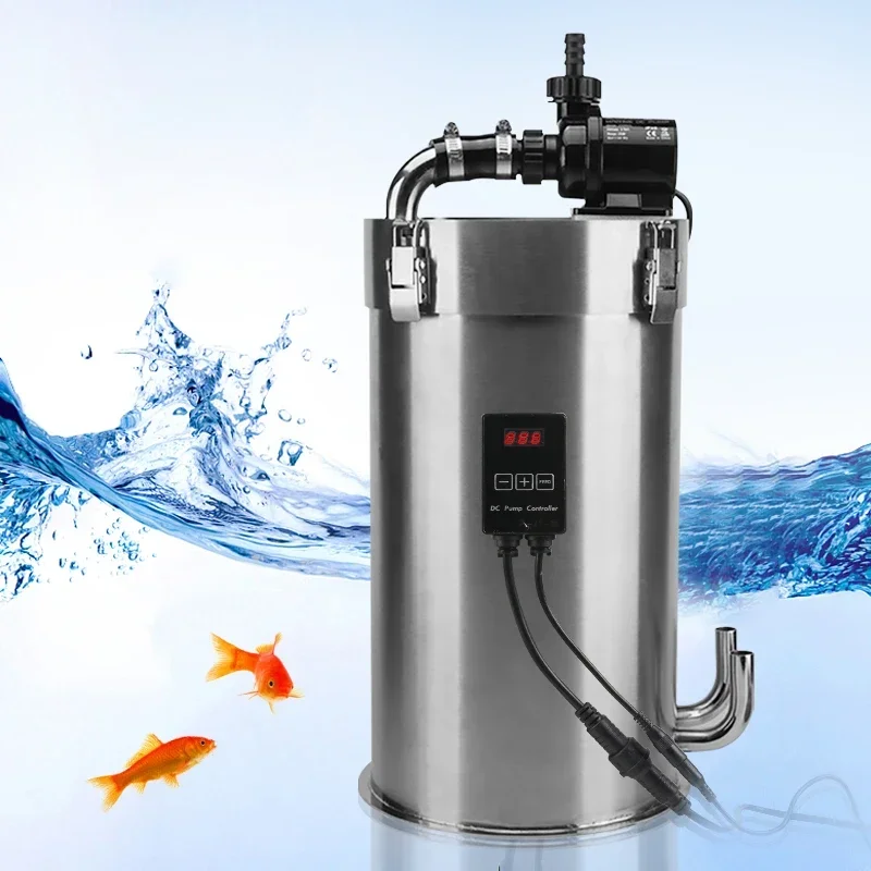 Stainless Steel Aquarium External Canister Filter Fish Tank Premium Pro ...
