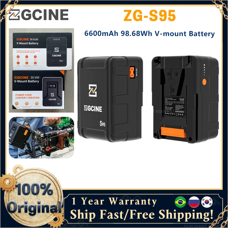 ZGCINE-ZG-S95-98-68Wh-V-Mount-Battery-14-8V-V-Lock-Rechargeable-D-Tap ...