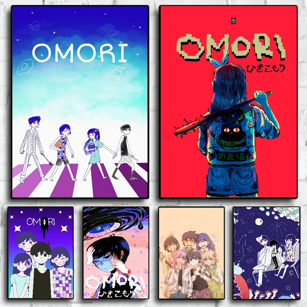 Omori-Klassieke-Vintage-Posters-Waterdichte-Papieren-Sticker-Koffiehuis ...