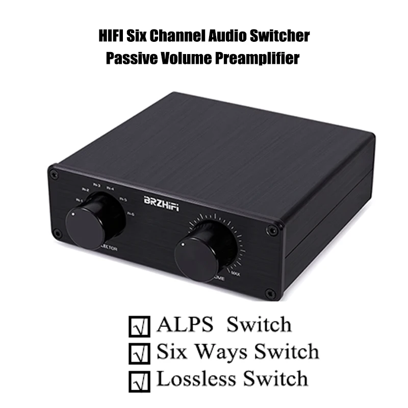 HiFi-Lossless-Audio-Signal-Input-Switcher-pr-amplificador-passivo ...