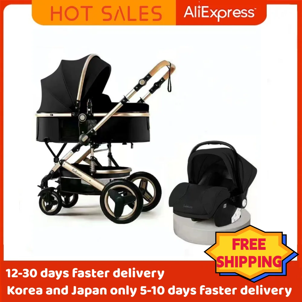 Belecoo-Baby-Stroller-With-Baby-Comfort-3-In-1-Four-Wheels-High-Quality ...