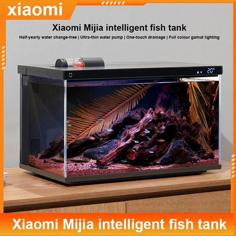 Xiaomi-Mijia-Smart-Fish-Tank-APP-Controlado-Alimenta-o-Remota-Monitor ...