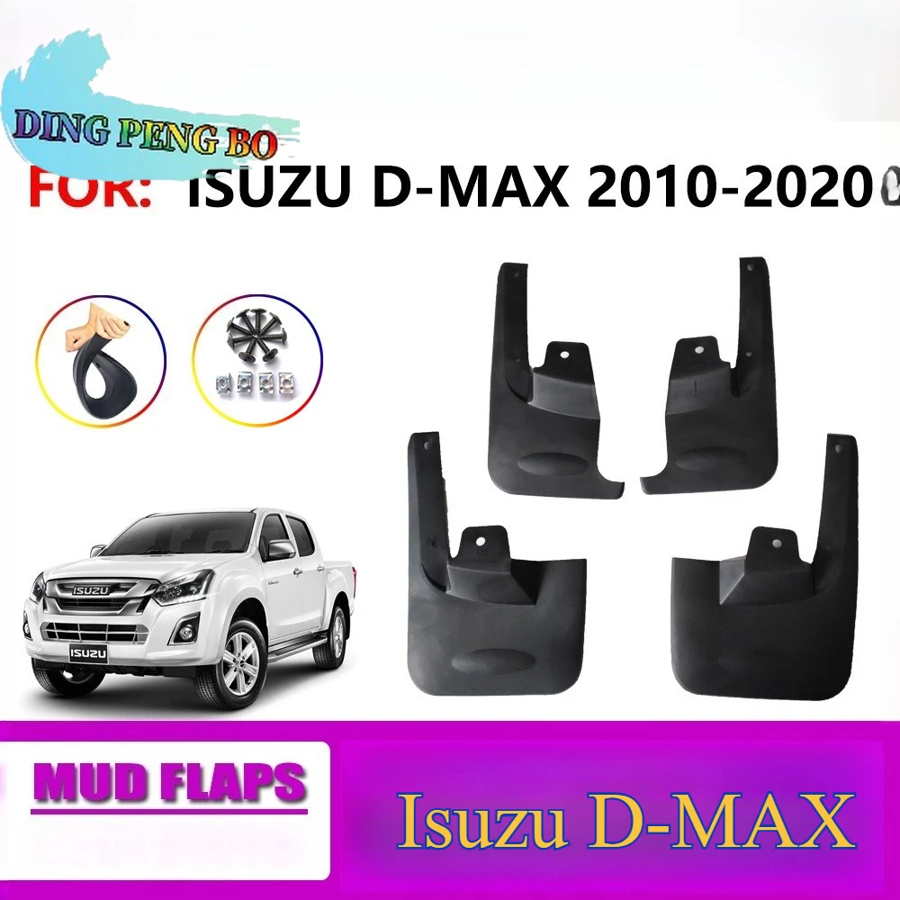 Para isuzu D-MAX (rg/rr) 2012-2025 captador preto abs mud flaps ...