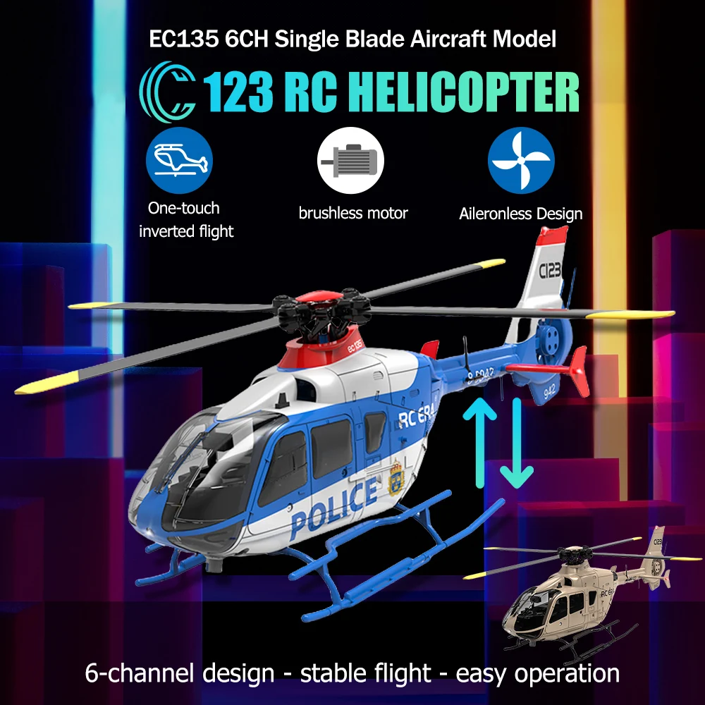 Rc-Helicopter-C123-1-36-6CH-Simulated-Aircraft-Model-EC135-with-3D-roll ...