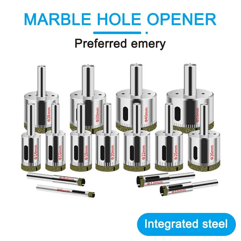 15PC-Diamond-Glass-Opener-Integrated-Steel-6-50mm-Ceramic-Tile-Marble ...