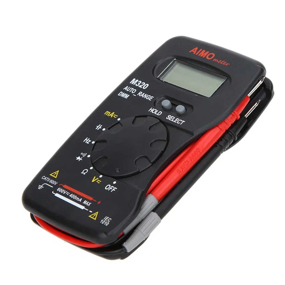 AIMO M320 Pocket Size Handheld LCD Digital Multimeter DMM Frequency ...