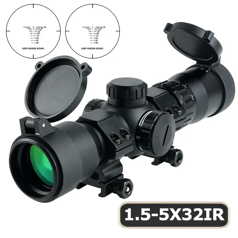 1-5-5x32IR-Optical-Reflection-Riflescope-Tactical-Accessory-Adjustable ...