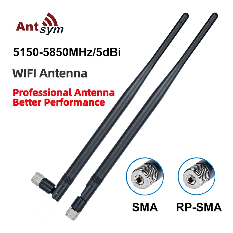 5g Wifi Antenna 5150-5850mhz 5dbi 2-pieces Pack For Router Male For ...