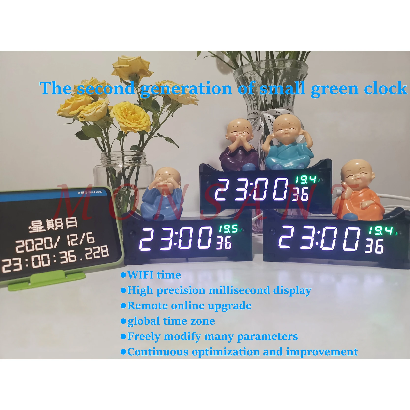 Network-Time-Service-Wifi-Clock-Intelligent-High-precision-Automatic ...