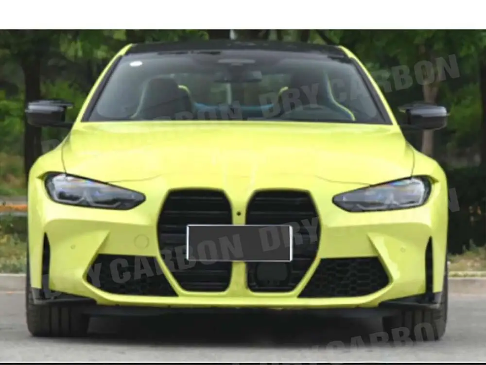 Carbon Fiber Bumper Mesh Frame Facelift Tuning Accessories Car Front ...
