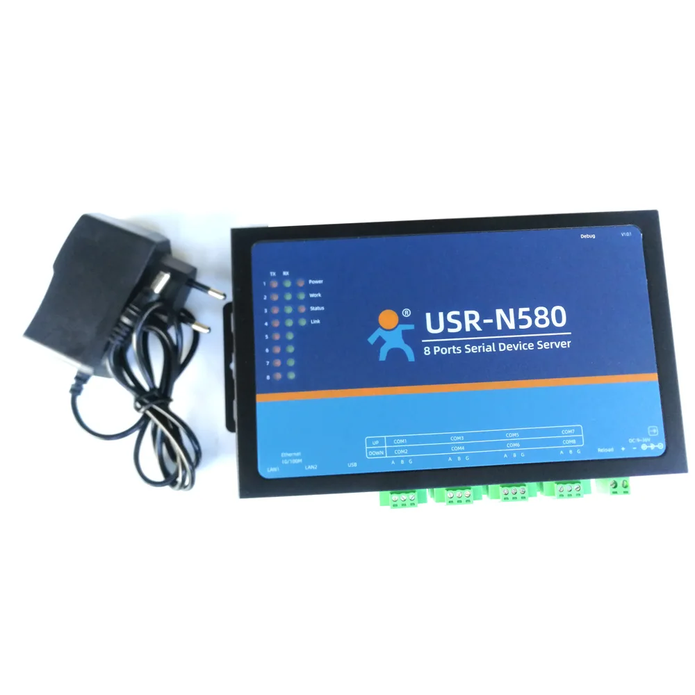 Usr-N580 Ethernet Serial Server 8 Rs485 Ports Converter Támogatja A ...