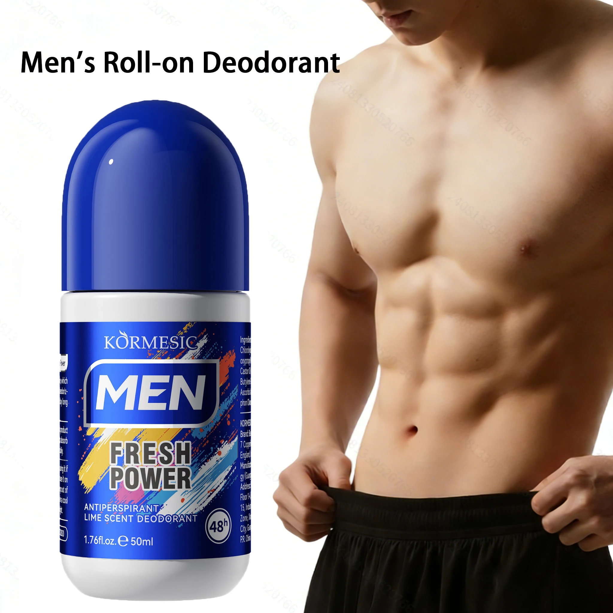 Deodorant for Men Roll-on Sweating Odor Remover Underarm Body Deodorant ...