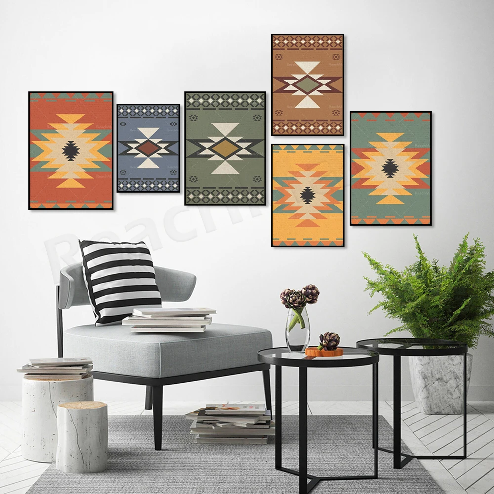 Aztec Print Painting