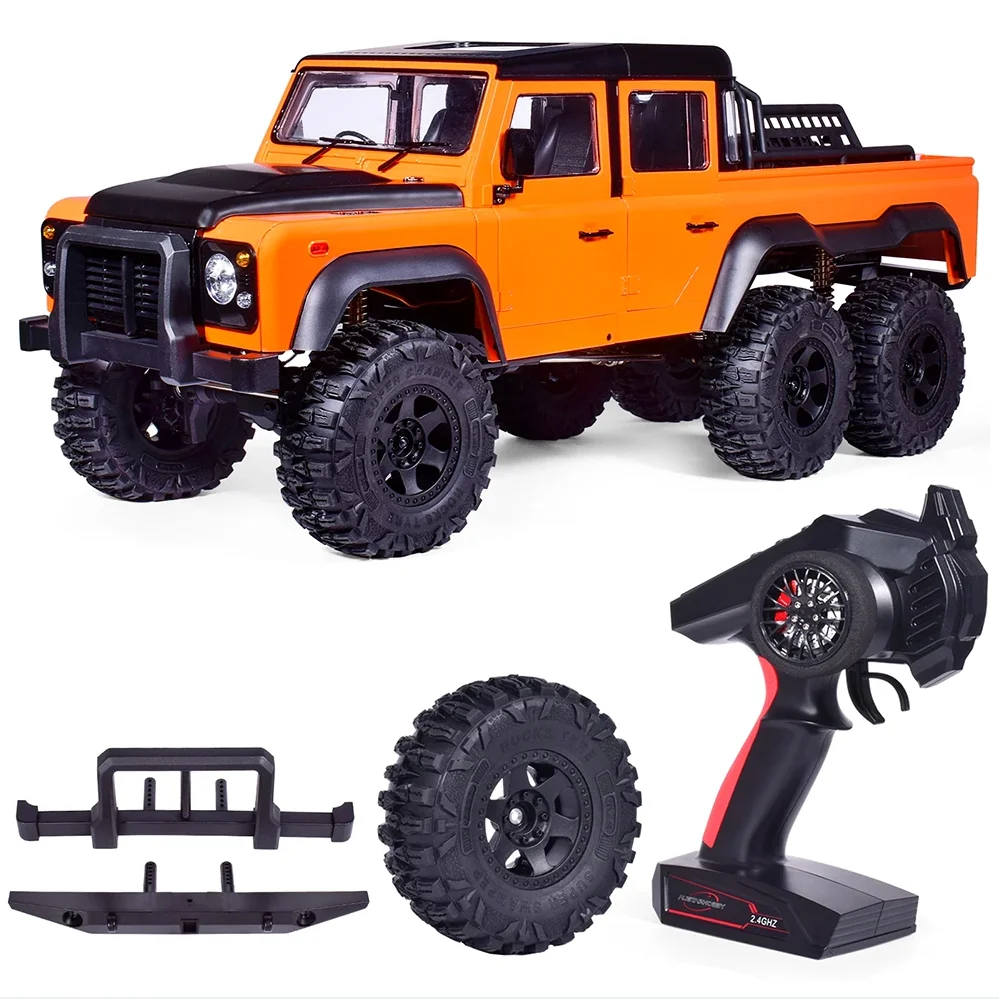 1-10-Scale-RC-Off-Road-Pickup-Truck-6-6-Rock-Crawler-Lights-Sound ...