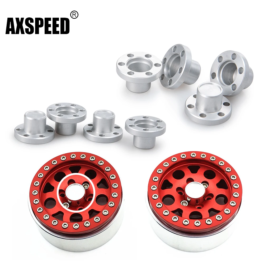 AXSPEED Aluminum Alloy 1.9 " Wheel Rim Center Dust Cap for 1/10 RC ...