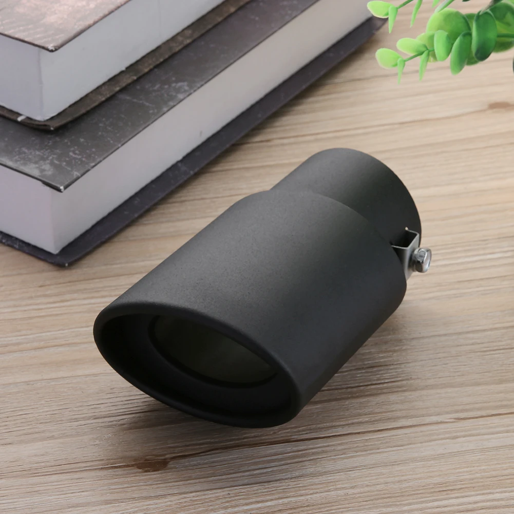 머플러팁 배기튜닝 머플러용접 마후라교체 싱글 듀얼 자동차 후면 배기 파이프 테일 머플러 팁 티몬