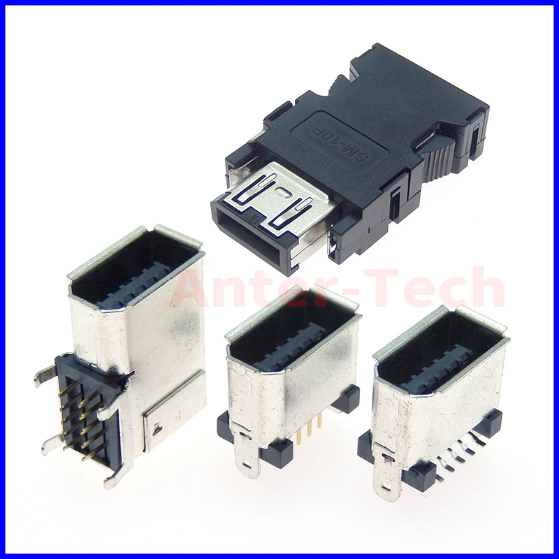 Conector SM-10P 3M 36310, 10 núcleos, 54599-1019, conector Servo Mitsubishi, MR-J3CN2, 6P