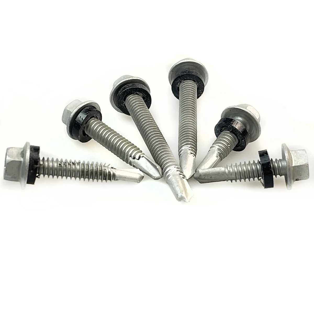 50pcs-M5-5-External-Hex-Hexagon-Screws-With-Washer-Head-Self-Drilling ...