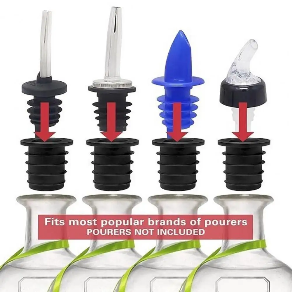 Durable-Wine-Pourer-Universal-Silicone-Liquor-Pourer-Adapter-for-Olive ...