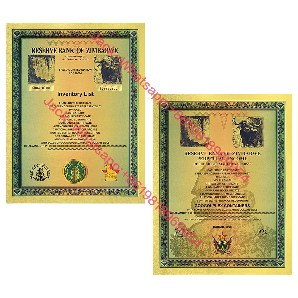 Zimbabwe-Certificate-Banknotes-Googolplex-Containers-Serial-Banknotes ...