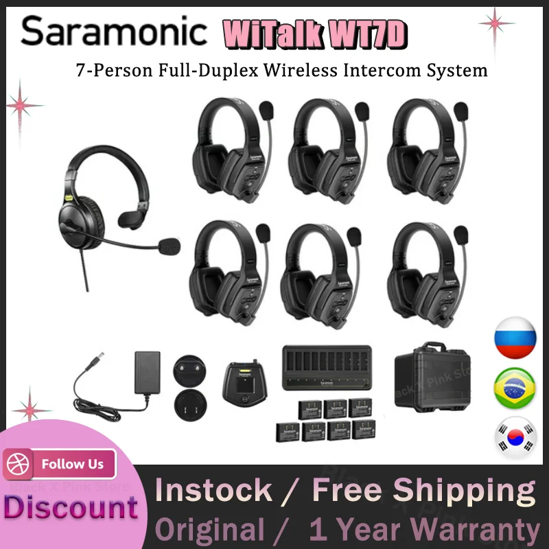 Saramonic-Witalk-WT7D-Full-Duplex-Communication-Wireless-Headset-System ...