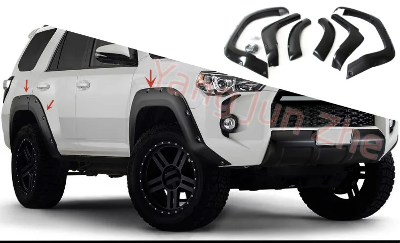 Car Fender Flares Wide Body Wheel Eyebrow For Toyota 4Runner 2016 2021 ...