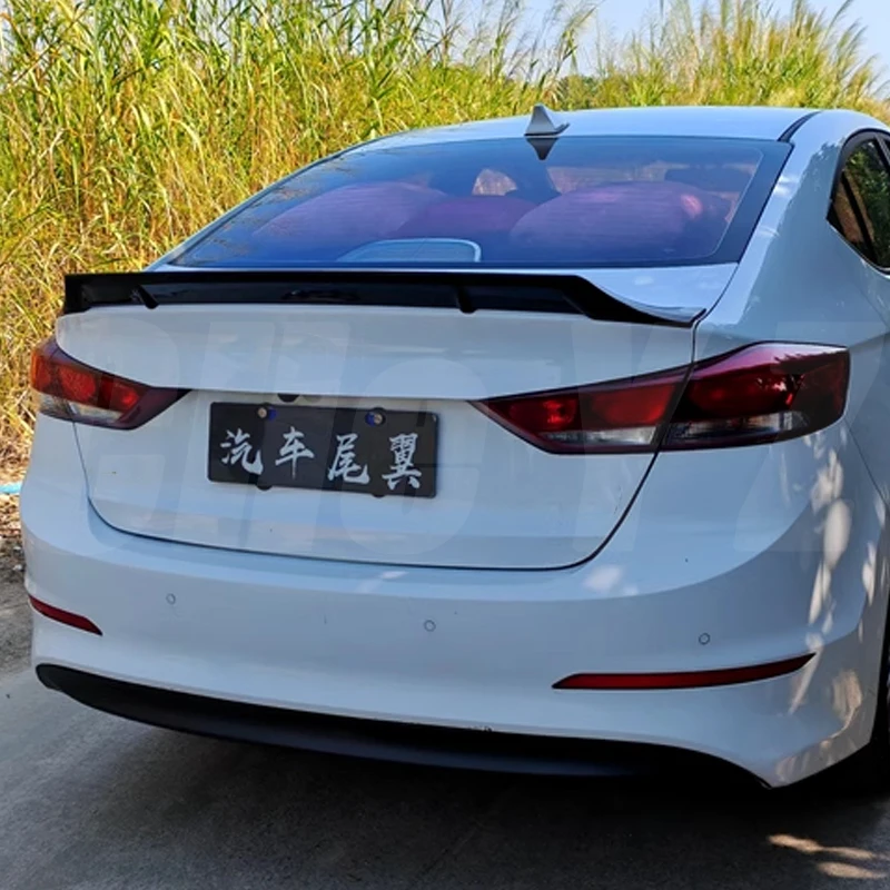For-Hyundai-Elantra-Spoiler-2017-18-19-20-High-Quality-Carbon-ABS ...