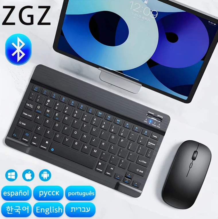Mini-Bluetooth-Keyboard-Wireless-Keyboard-Rechargeable-For-Mobile ...